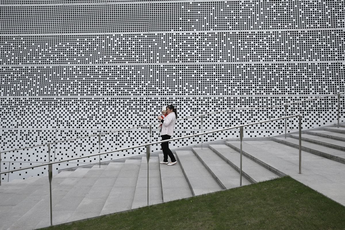 STEVEN HOLL ARCHITECTS - Sliced Porosity Block - Raffles City Chengdu